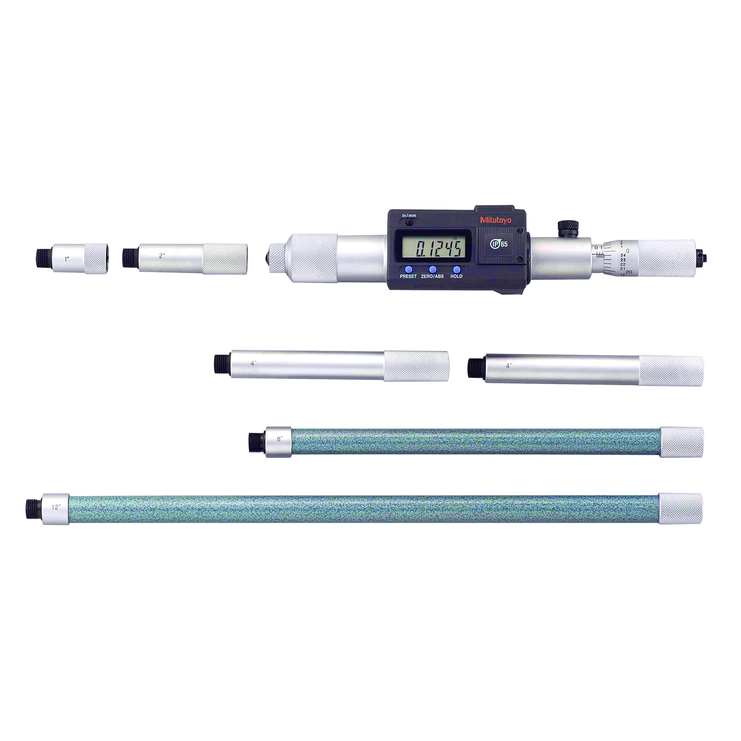 Digimatic Tubular Inside Micrometers - Series 337 - Extension Rod Type ...