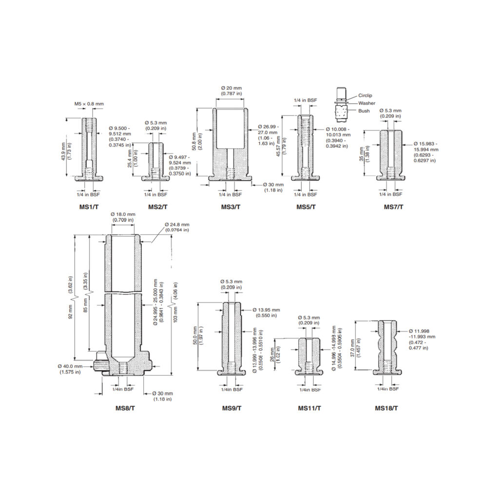 PH6 Shanks - Quality Precision Tools