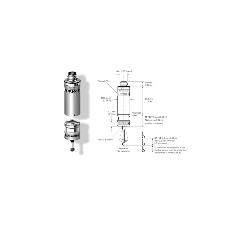 TP200 probe with standard force module - Quality Precision Tools